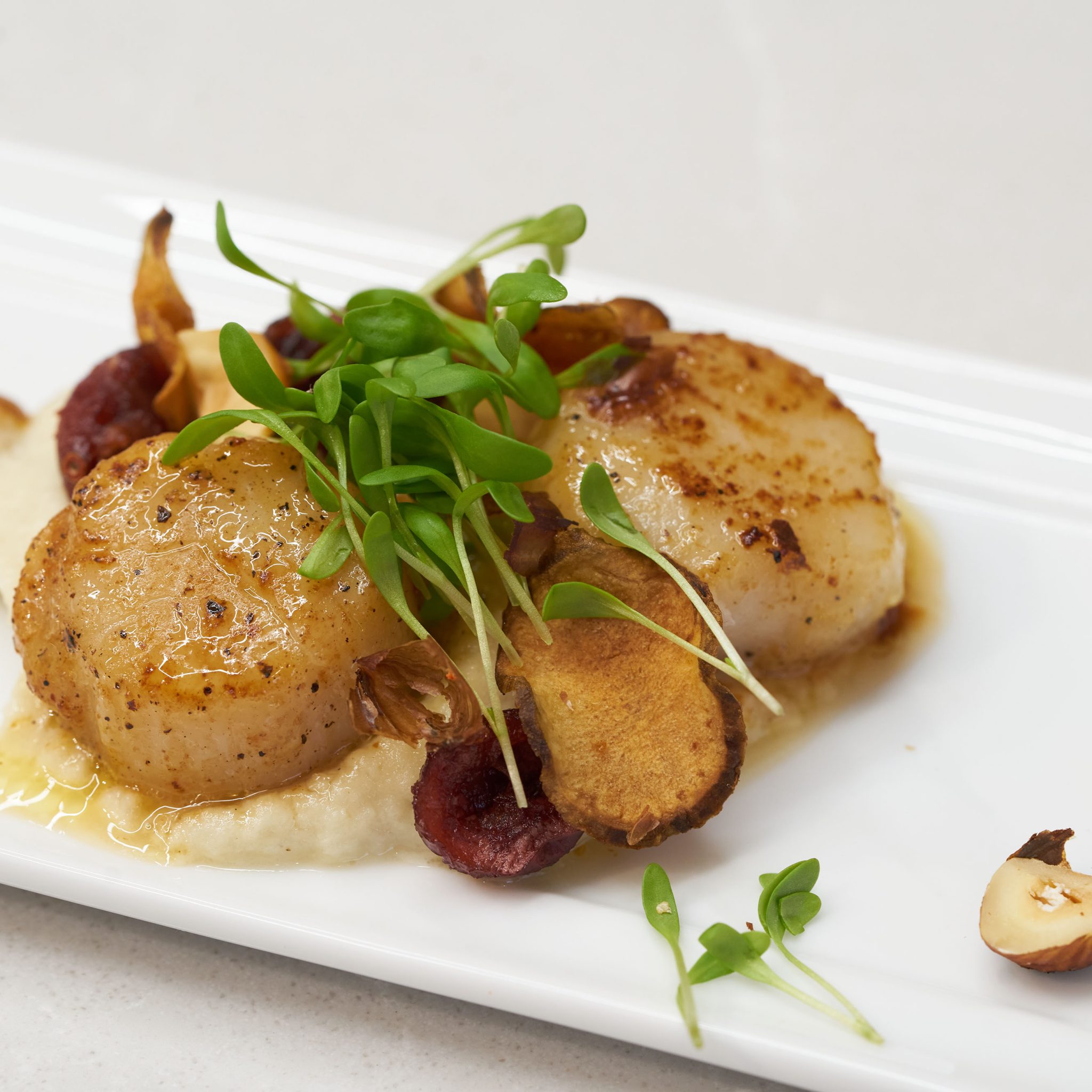 Aardpeercrème met coquille - Dishcover